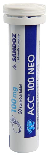 ACC NEO 100MG šumivá tableta 20