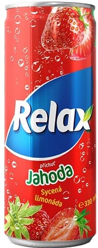 Relax Jahoda sycená limonáda