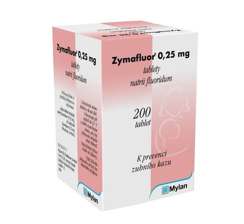 ZYMAFLUOR 0,25MG Tableta 200