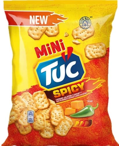 Tuc Mini Spicy krekry Jalapeño papričky & Čedar