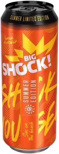 Big Shock Sex on the Beach energetický nápoj