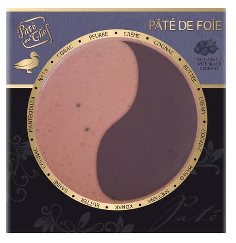Paté du Chef Jemná paštika s kachními játry a šťávou z černého rybízu