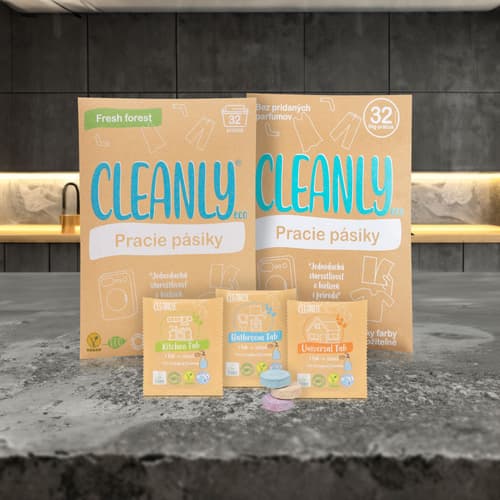 Cleanly Eco Prací proužky fresh forrest