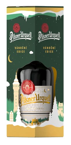 Pilsner Urquell Limitovaná vánoční láhev