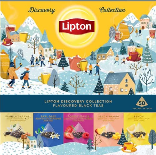 Lipton Black Flavoured Tea Discovery Collection