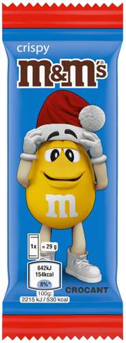 M&M's Crispy Santa čokoládová figurka